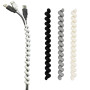 Cable Twister set zwart/grijs/blauw | Handig Cadeau
