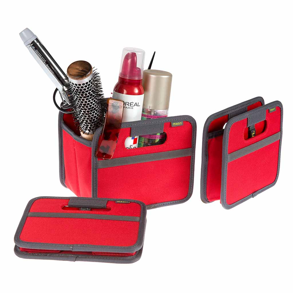Meori opvouwbare opbergbox mini rood - Handig Cadeau