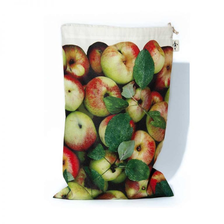 Herbruikbare fruit zak - Appels - MB Design - H 31 x B 21 cm - Handig ...